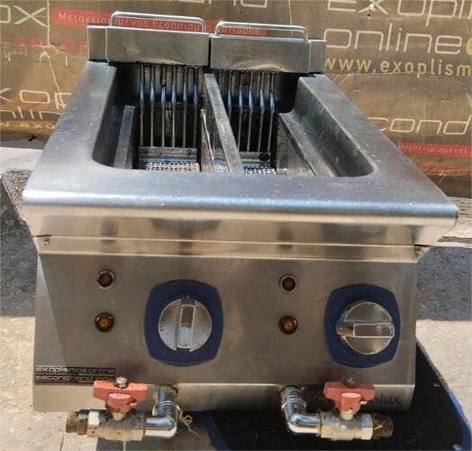 Φριτέζα Ηλεκτρική 5+5Lt Με Βρυσάκι Εξαγωγής Λαδιού ELECTROLUX ...